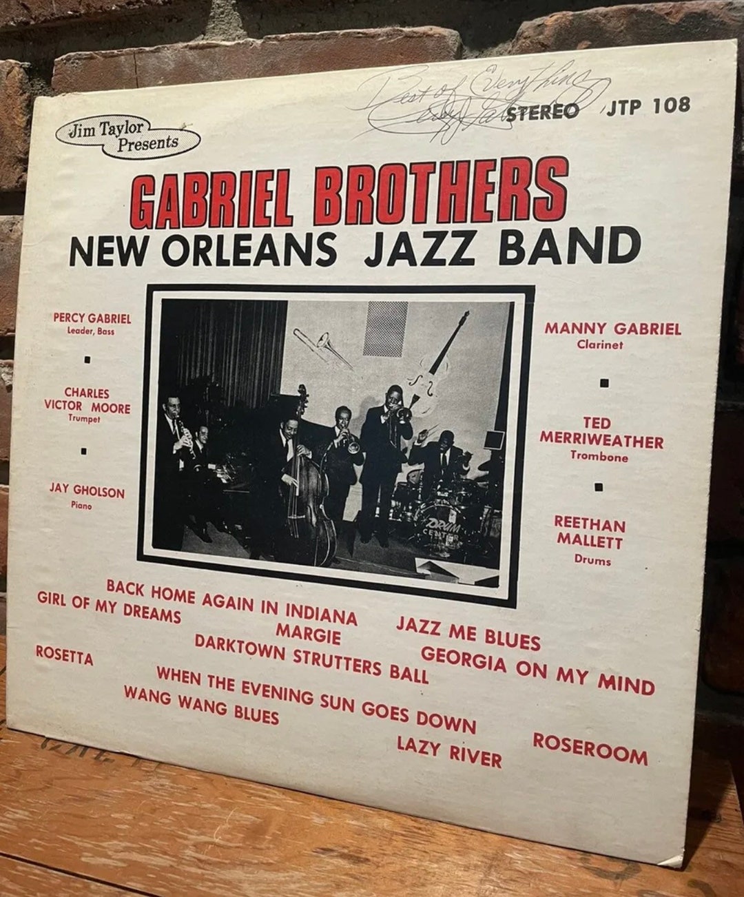 Rare Gabriel Brothers New Orleans Jazz Band Vinyl Record - Etsy