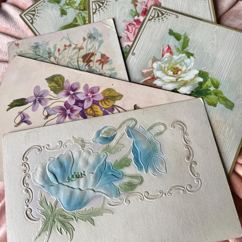 Victorian Postcards - Etsy
