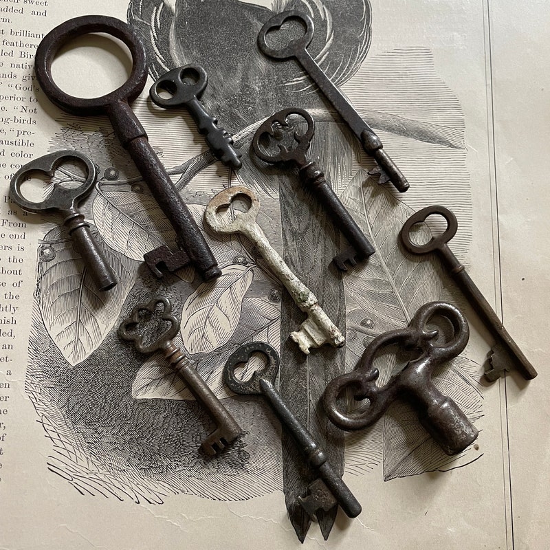Skeleton Key Art - Etsy