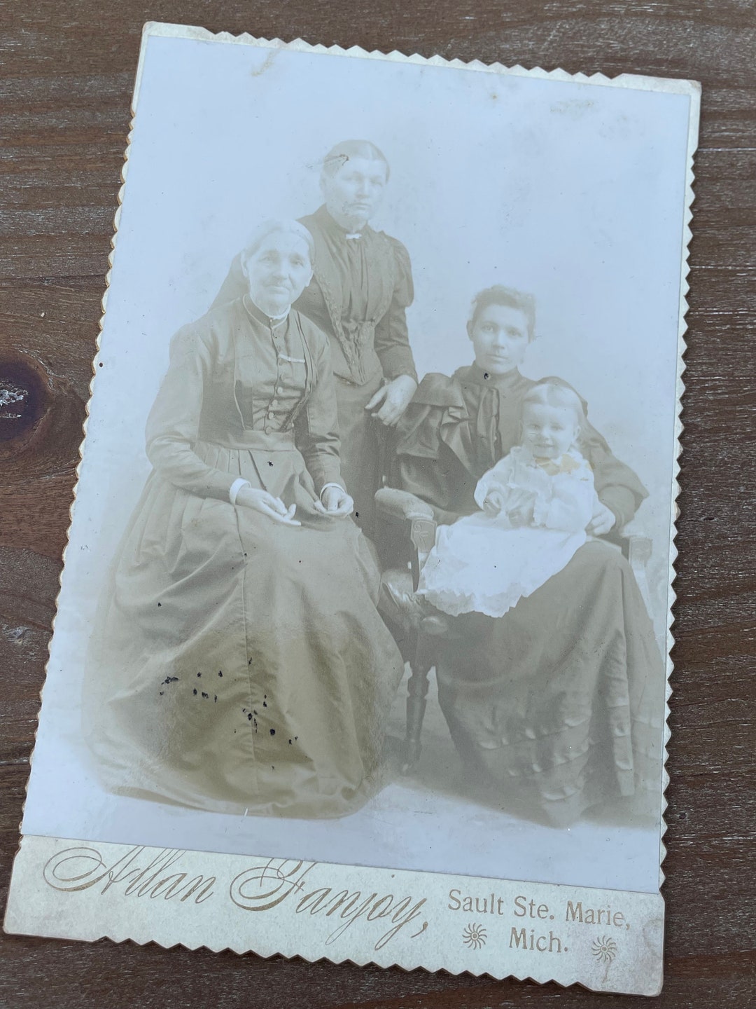 Antique Family Portrait Cabinet Card Photography Portrait Victorian ...