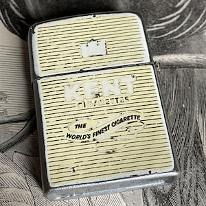 Vintage Kent Cigarettes Flip Top Lighter Hudson Japan - Etsy