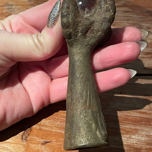 Set of 3 Antique Cast Iron Clawfoot Glass Ball Table Leg Feet - Etsy