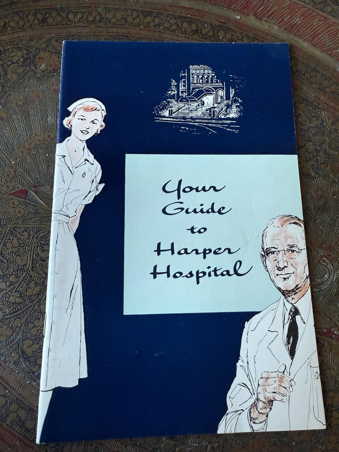 Vintage 1961 Harper Hospital Detroit Michigan Pamphlet Booklet ...