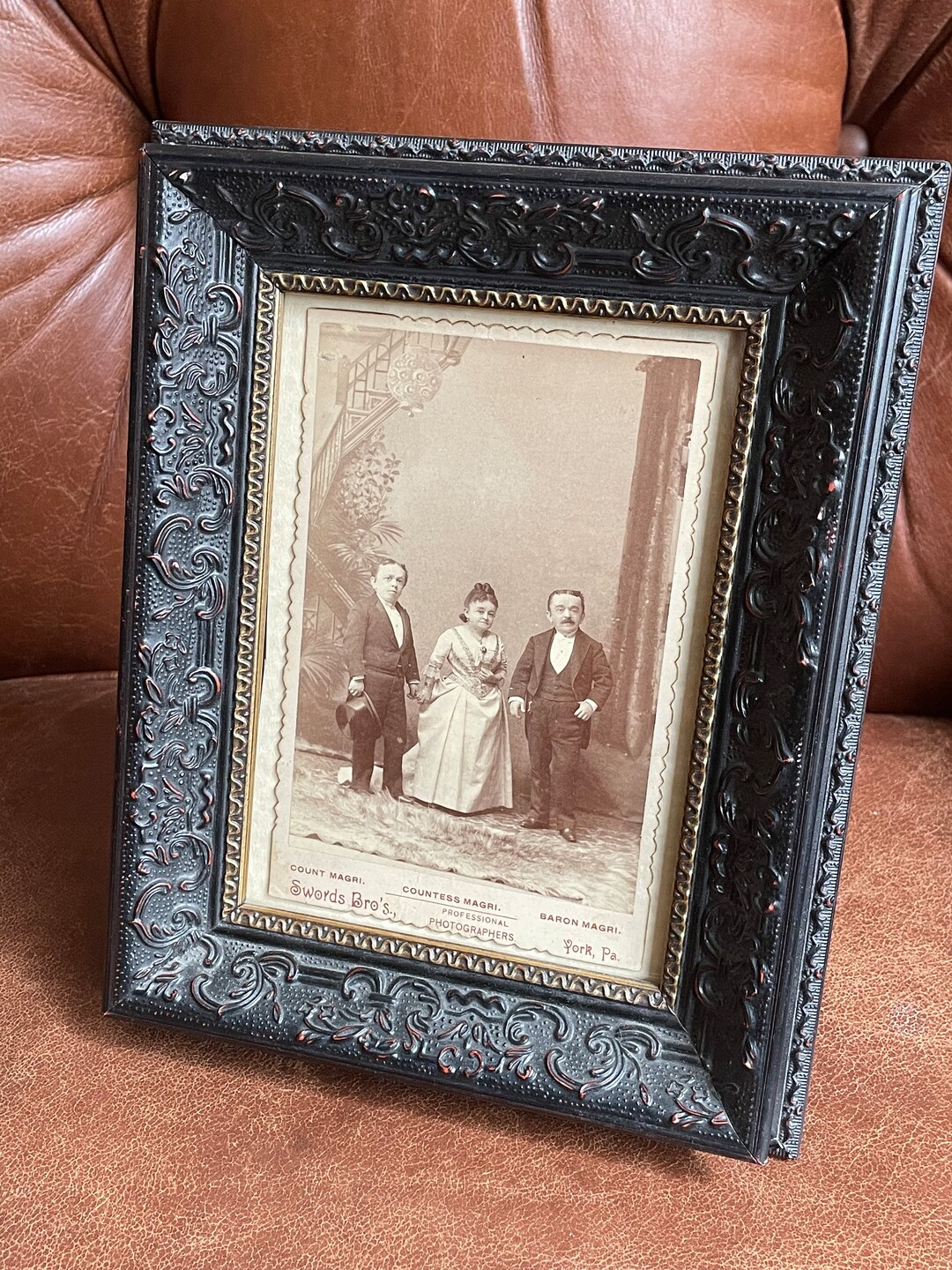 Rare Antique Cabinet Card Count and Countess & Baron Magri PT Barnum ...