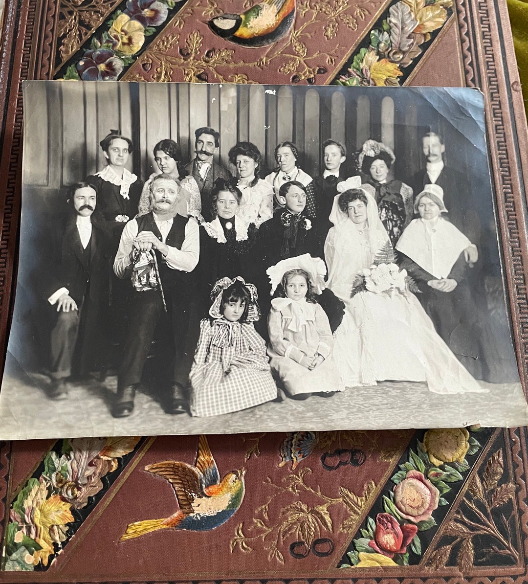 Antique Unusual Photo Theatre Group Cast Photo Ephemera - Etsy