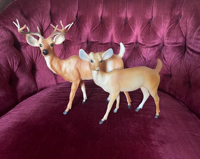 Vintage Breyer Molding Co Bull Moose Model #70 Dark Brown 1969-1980 ...