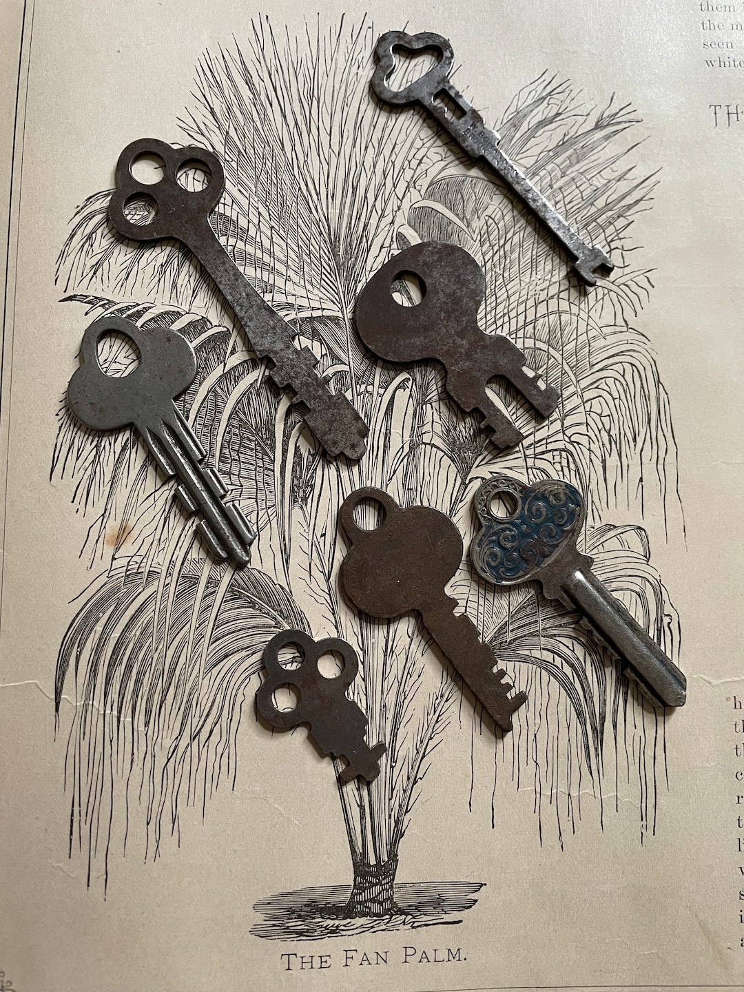 Antique Keys Sold Individually Unusual Keys Restoration Art Supply ...