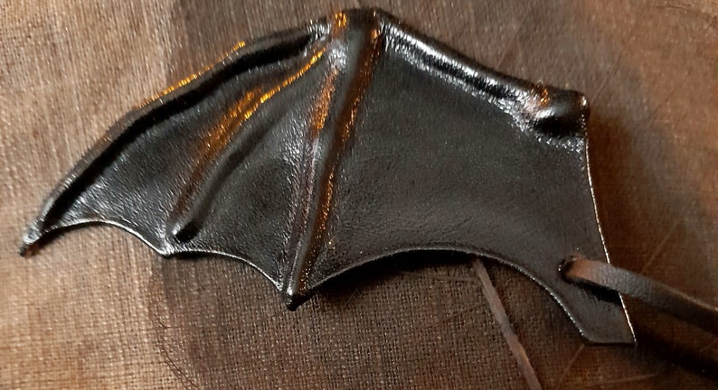 Hand Made Leather Bat Wing - Etsy