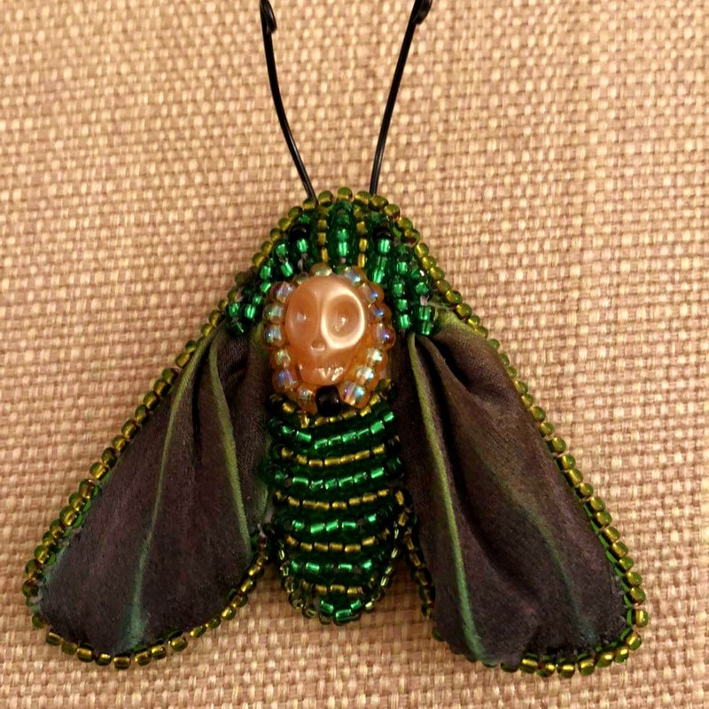 Moth Brooch - Etsy