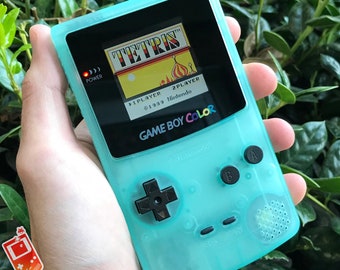 Custom Backlit Nintendo Gameboy Color Clear Green/black by | Etsy