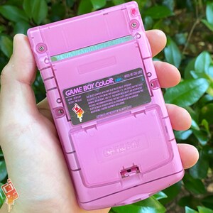 Custom Backlit IPS XL Nintendo Gameboy Color Semi-transparent PINK by ...