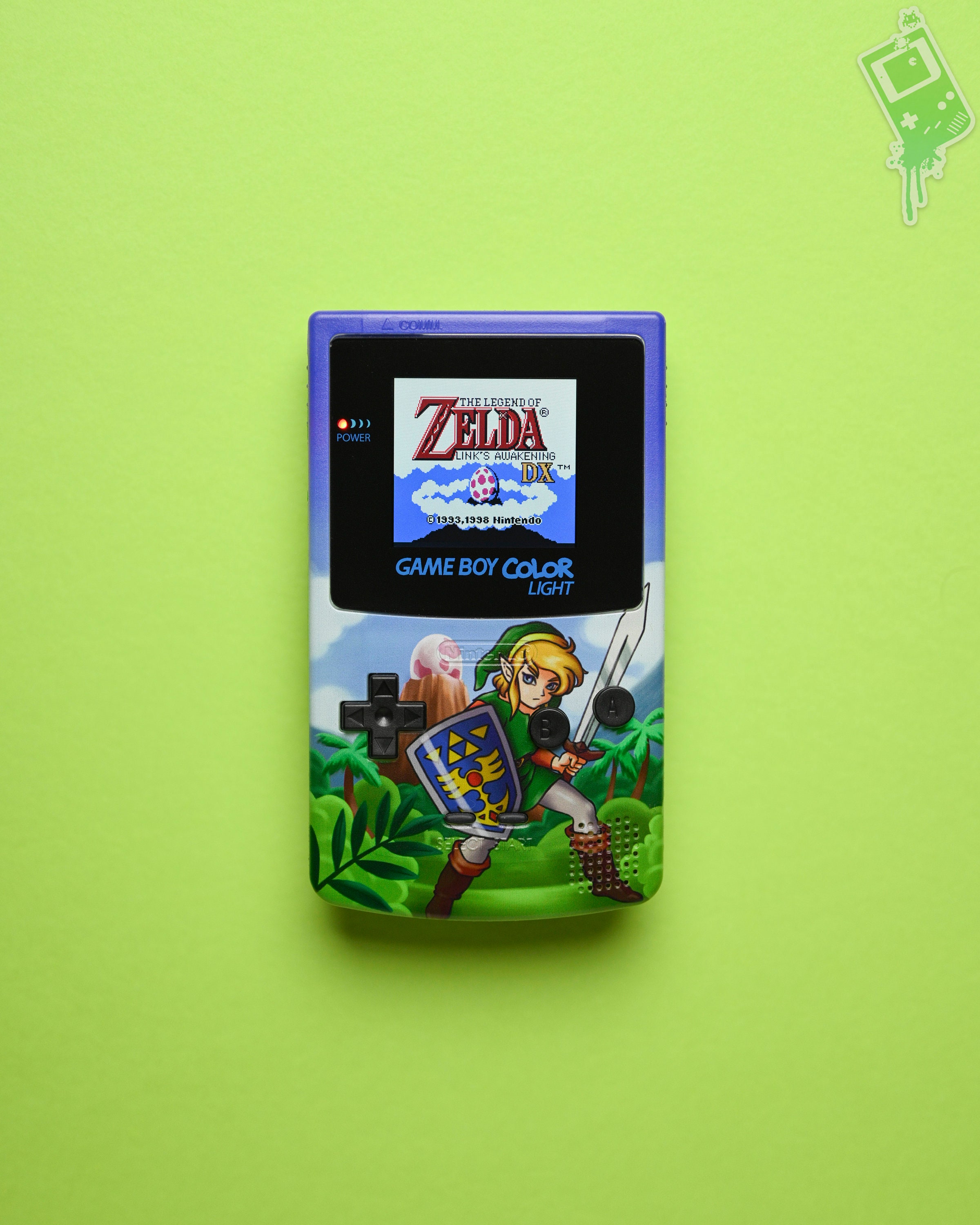 Custom Backlit Nintendo Gameboy Color "artist Series" - Link's ...