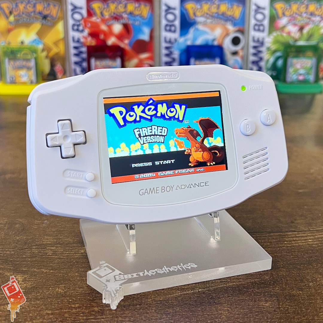 Custom IPS V3 Backlit Nintendo Gameboy Advance Solid White by ...