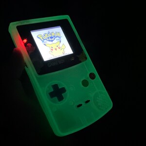 Custom Backlit Nintendo Gameboy Color Glow in the Dark Pokemon Themed ...