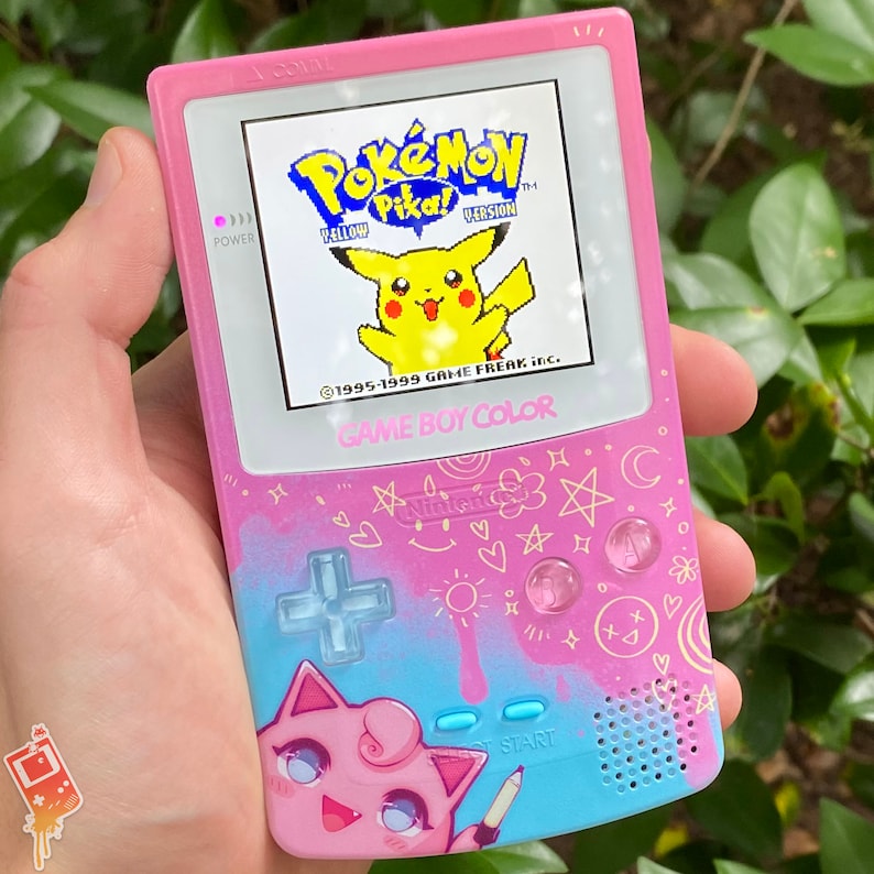 Custom Backlit Nintendo Gameboy Color IPS XL artist - Etsy