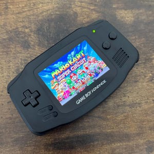 Custom IPS M2 Backlit Nintendo Gameboy Advance Solid Black by ...