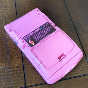 Custom Backlit Nintendo Gameboy Color Clear Pink/white by ...