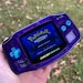 Custom IPS Backlit Nintendo Gameboy Advance Mirror Purple/ Sky Blue ...