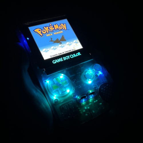 Gameboy Color Custom Backlit IPS XL Smoke Black/midnight Opal - Etsy