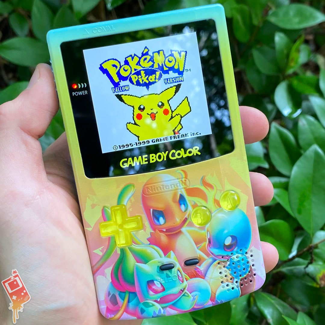 Custom Backlit Nintendo Gameboy Color IPS XL "artist Series" - Kanto ...