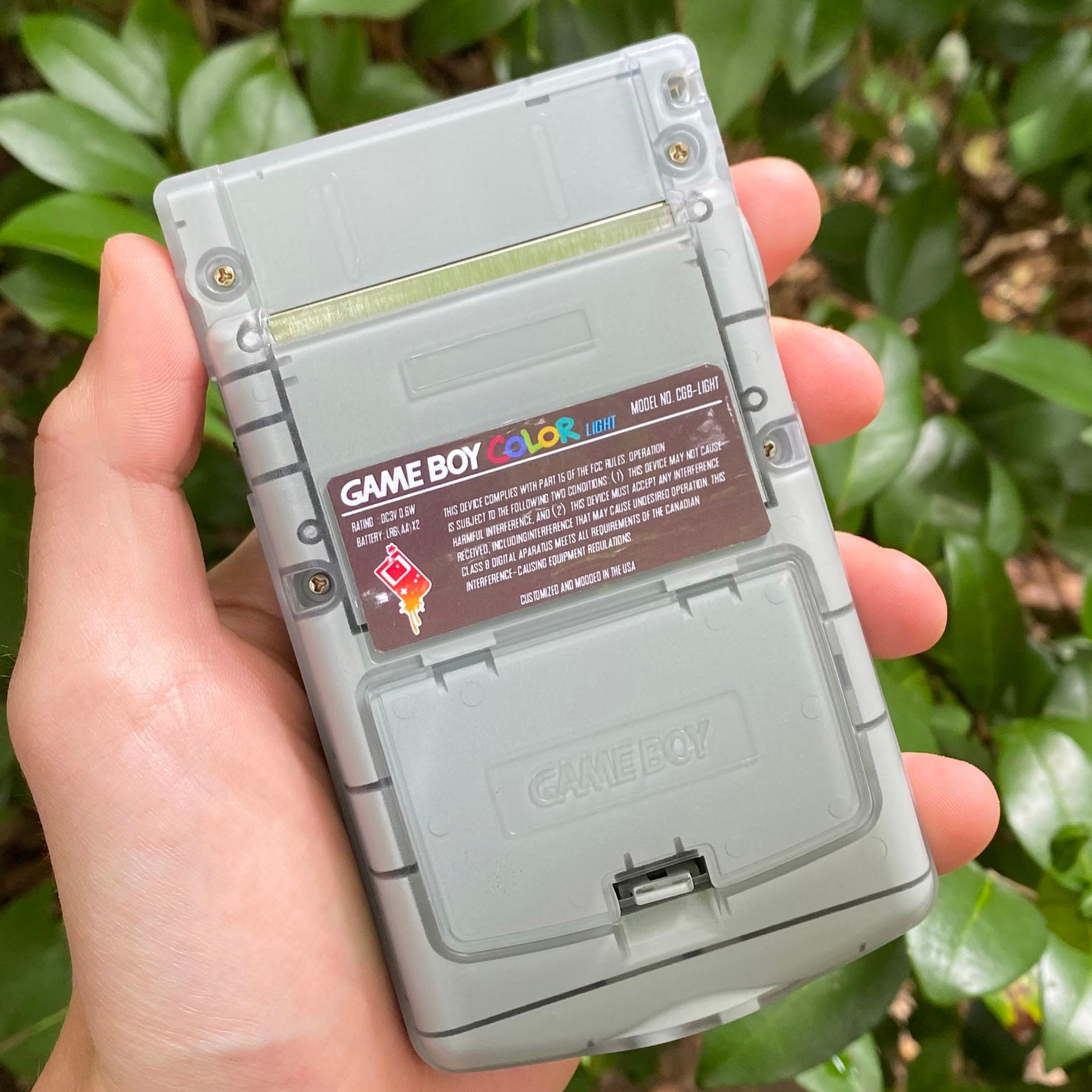 Custom DMG Themed XL IPS Backlit Nintendo Gameboy Color by | Etsy