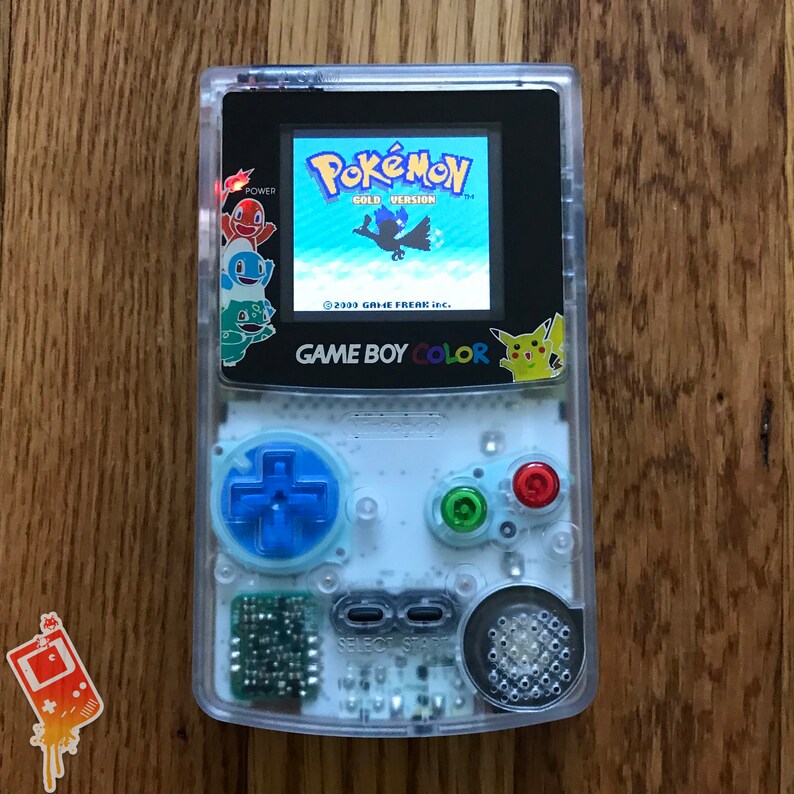 Custom Backlit Nintendo Gameboy Color Pokemon themed Squirtle | Etsy