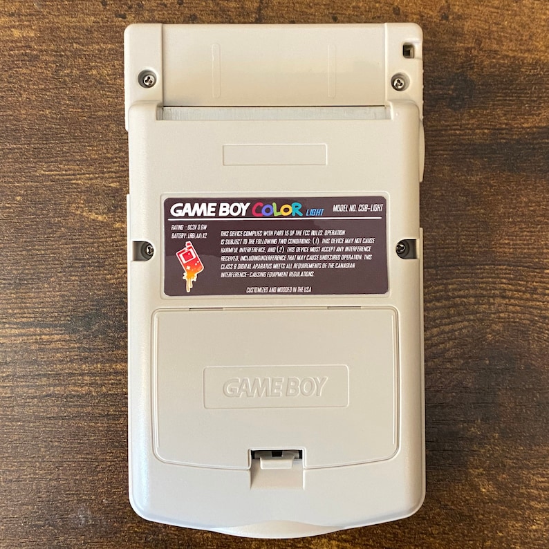 Custom DMG Themed IPS XL Backlit Nintendo Gameboy Color by - Etsy