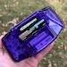 Custom IPS Backlit Nintendo Gameboy Advance Mirror Purple/ Sky Blue ...
