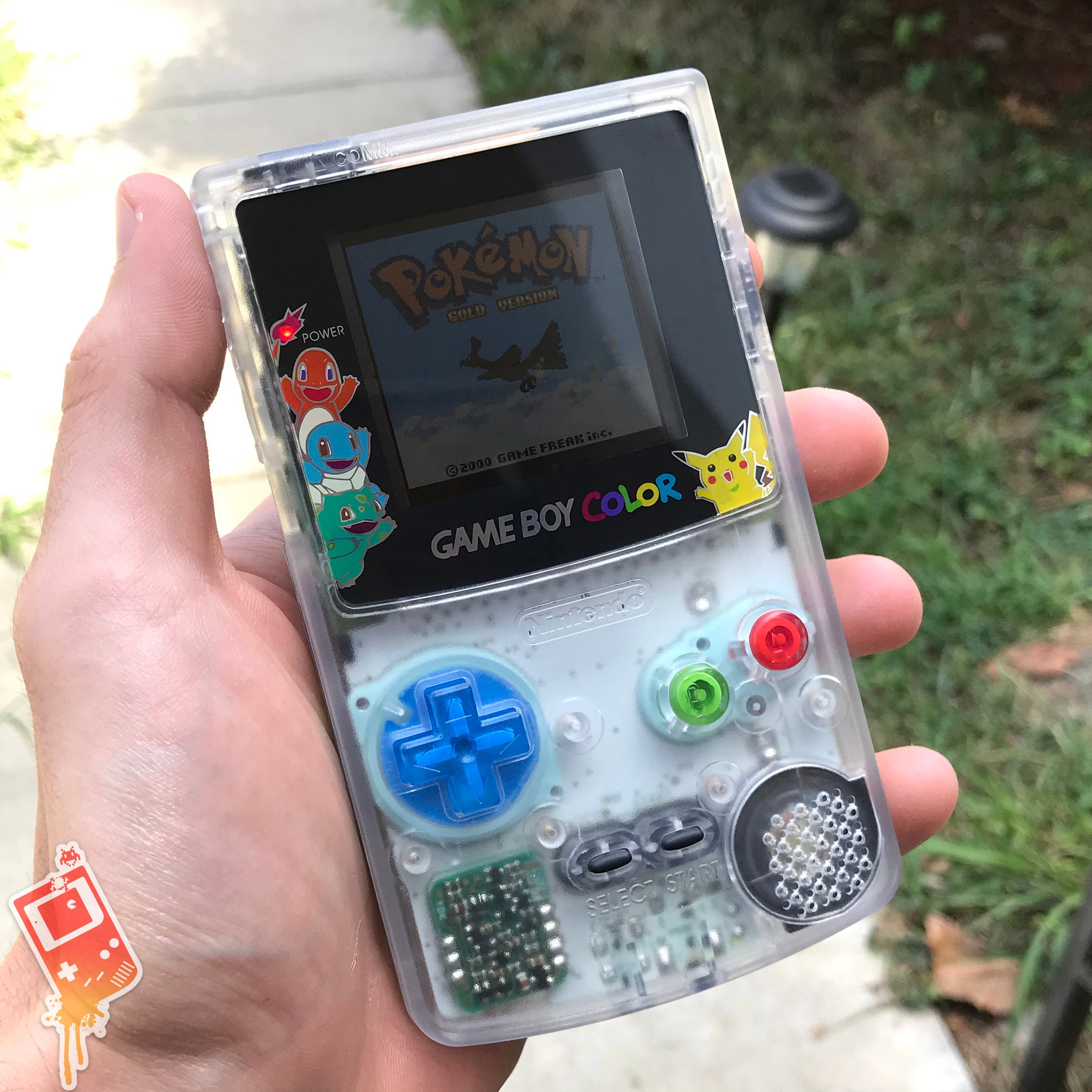 Custom Backlit Nintendo Gameboy Color Pokemon themed Squirtle | Etsy