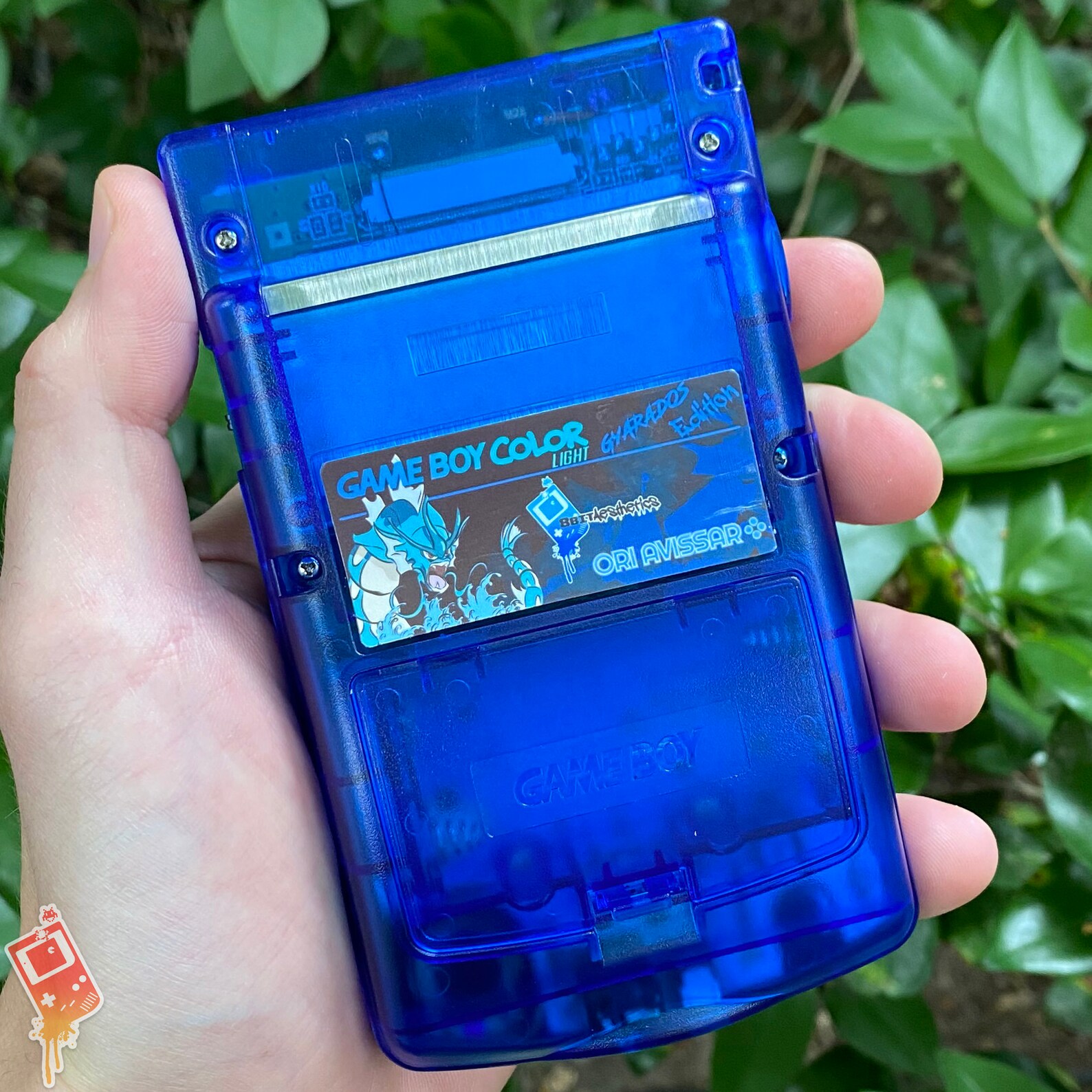 Custom Backlit Nintendo Gameboy Color IPS XL "artist Series" - Gyarados ...
