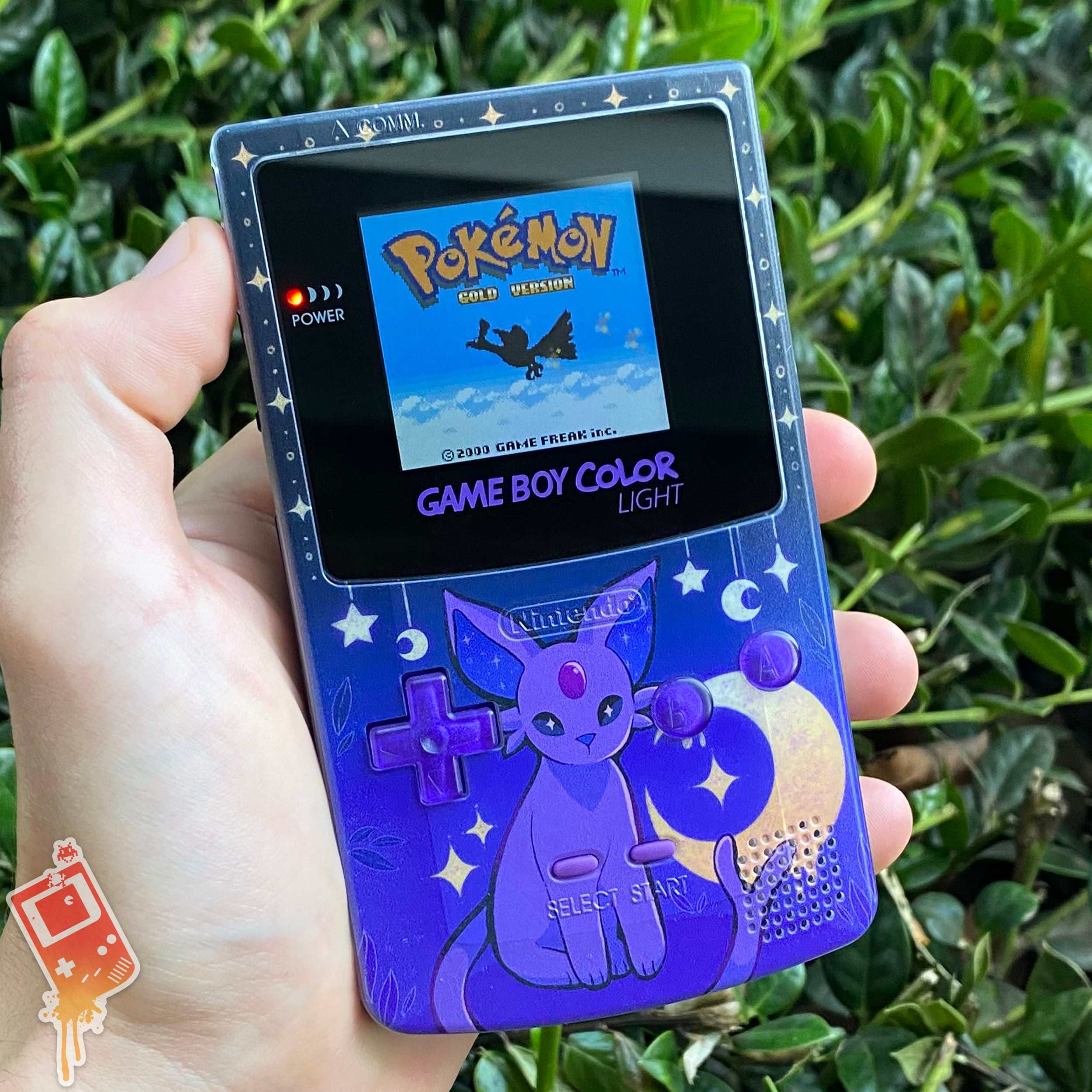 Custom Backlit Nintendo Gameboy Color "artist Series" - Espeon by ...