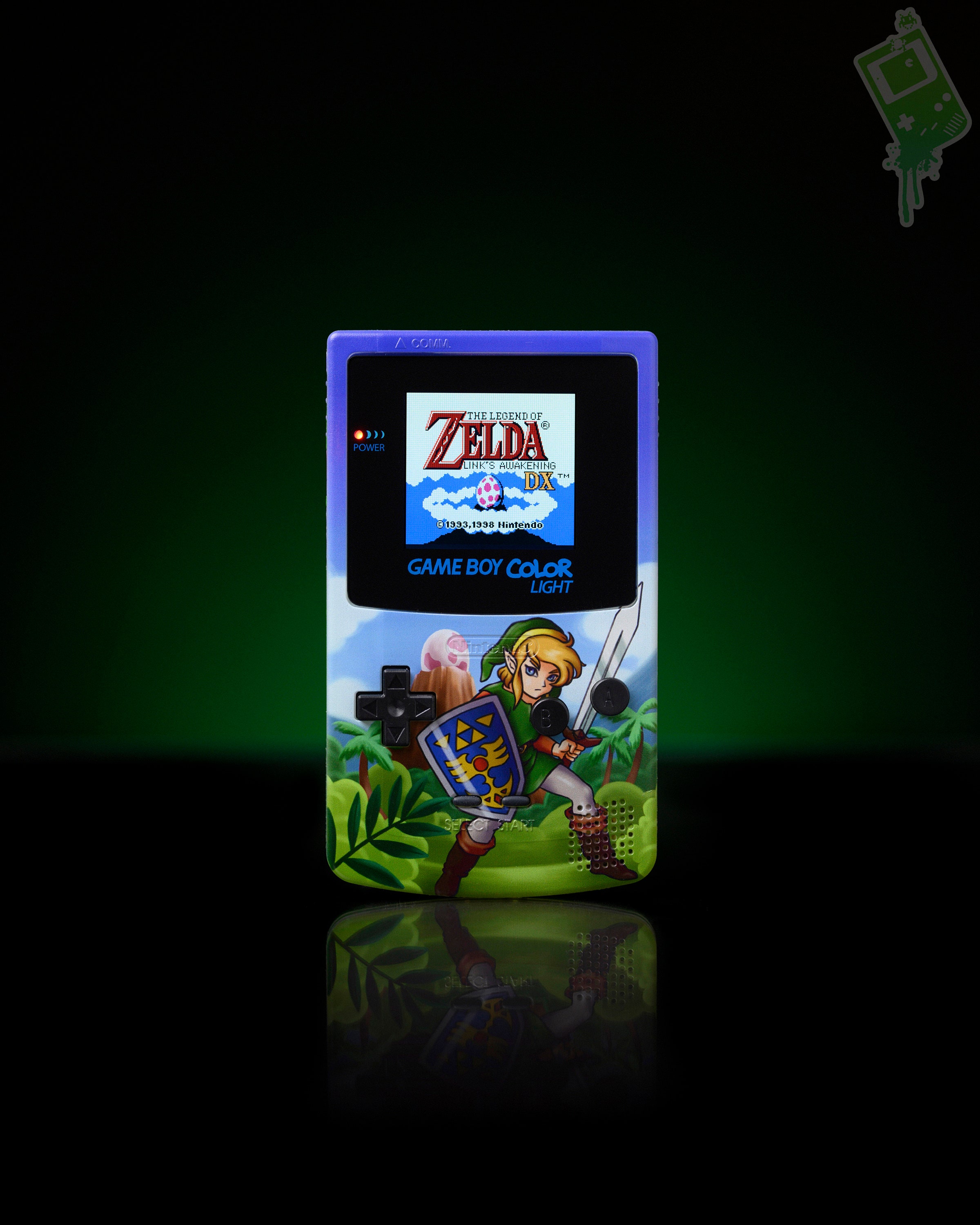 Custom Backlit Nintendo Gameboy Color "artist Series" - Link's ...