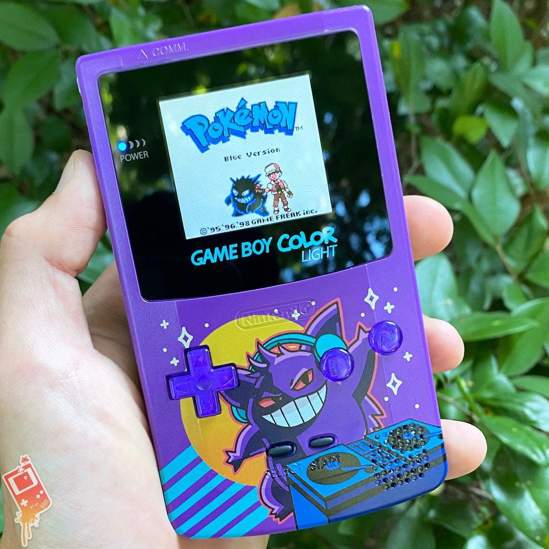 Custom Backlit Nintendo Gameboy Color "artist Series" - DJ Gengar by ...