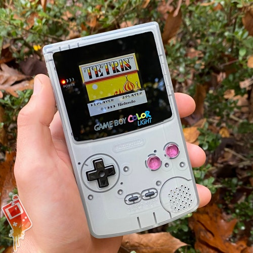 Custom Backlit Nintendo Gameboy Color Clear Green/black by - Etsy