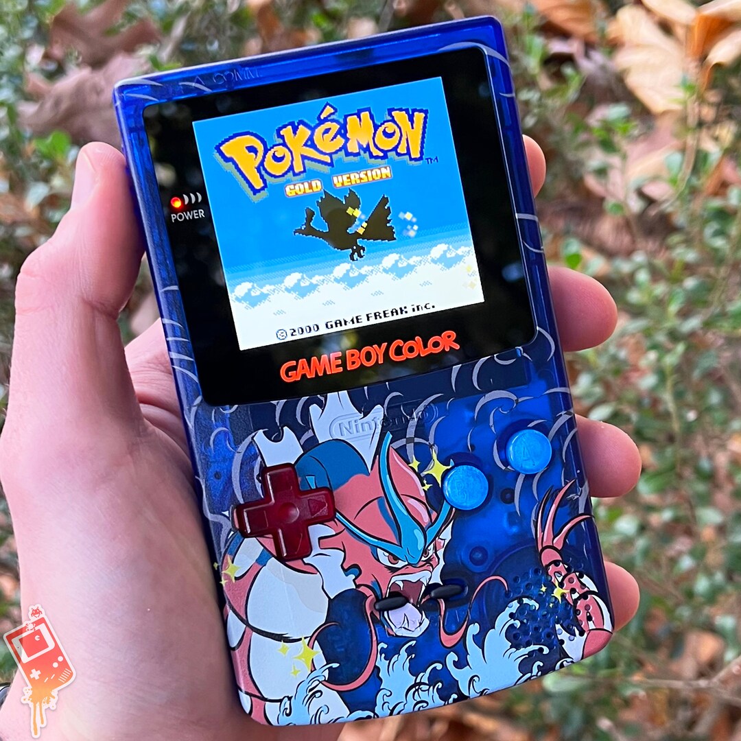 Custom Backlit Nintendo Gameboy Color IPS XL artist Series Shiny ...