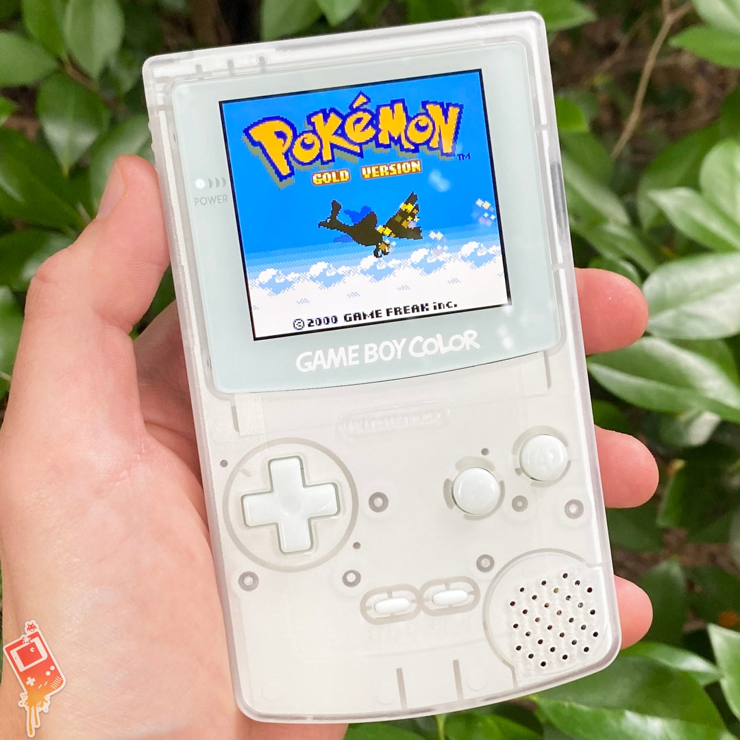 Custom IPS XL Backlit Nintendo Gameboy Color Semi-transparent White by ...