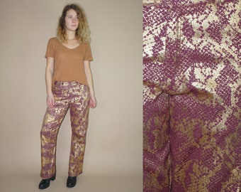 Snake print jeans | Etsy