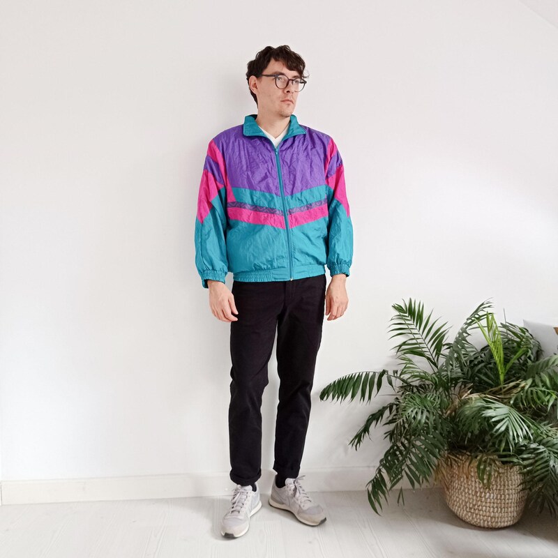 80s Windbreaker - Etsy