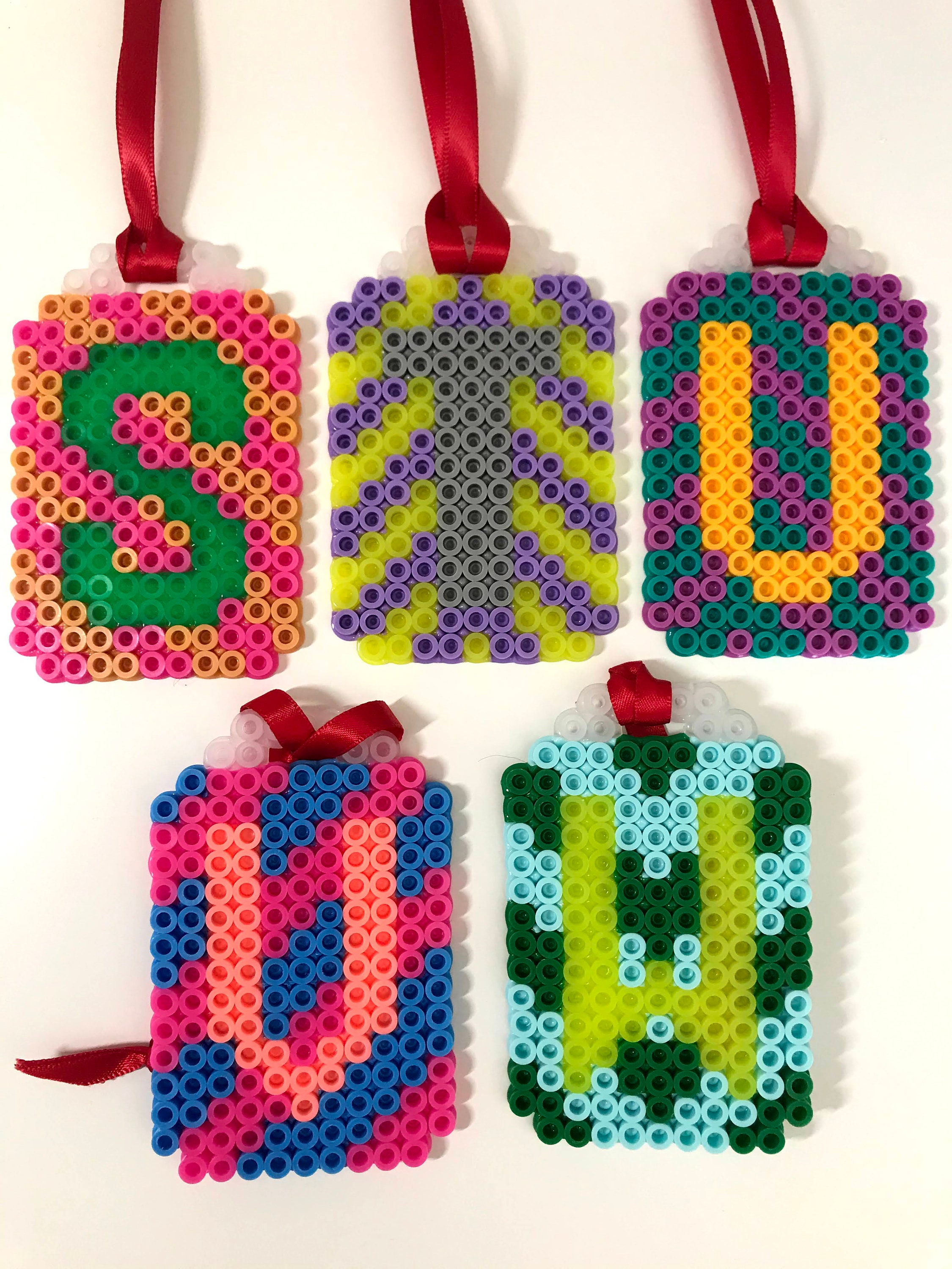 Customizable Initial Gift Tag Custom Ornament Initial | Etsy