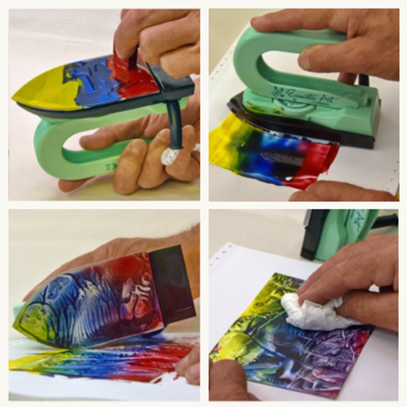 Brand New Encaustic Arts & Crafts Iron With Adjustable Temperature Dial ...