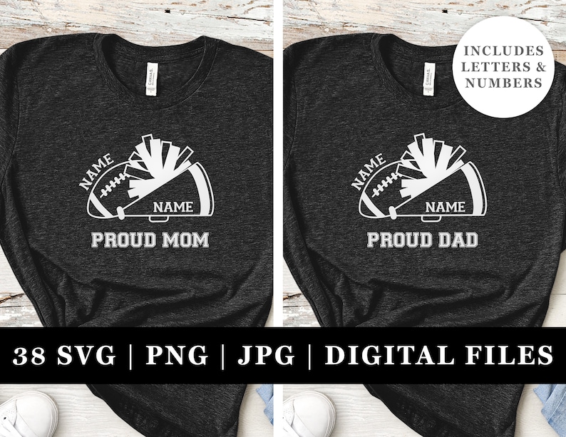 Football Mom and Cheer Mom and Dad Svg - Football Mom Dad Svg - Png ...