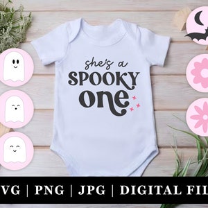 Spooky One SVG | First Boo Day SVG | Halloween First Birthday SVG ...