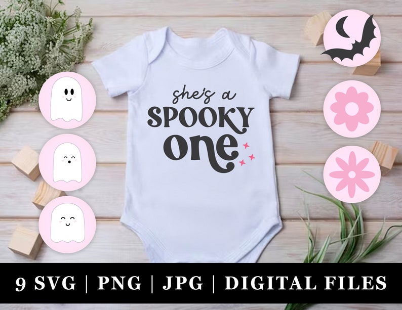 Spooky One SVG | First Boo Day SVG | Halloween First Birthday SVG ...