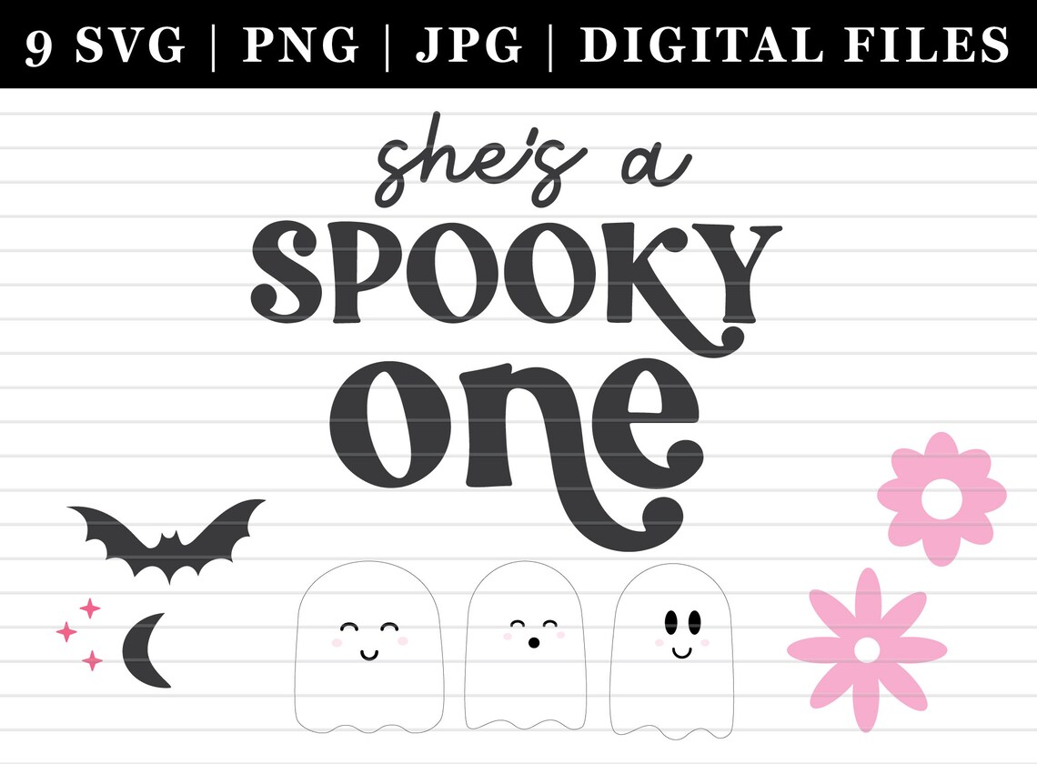 Spooky One SVG | First Boo Day SVG | Halloween First Birthday SVG ...