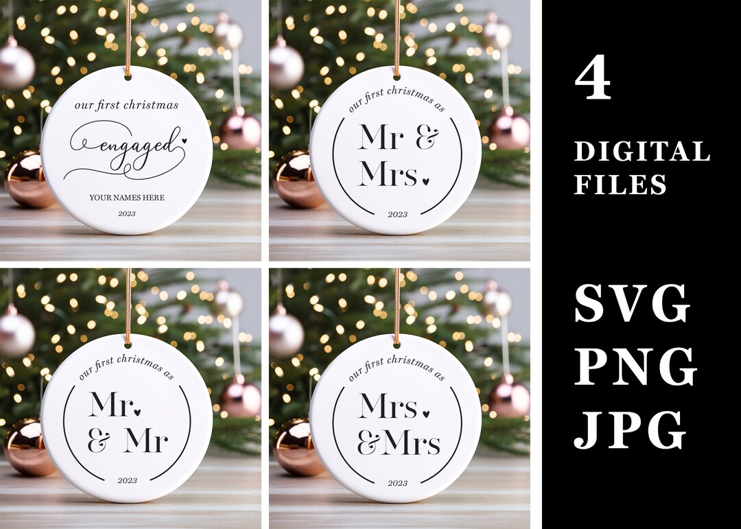 Our First Christmas SVG Bundle | Christmas Ornaments SVG | First ...