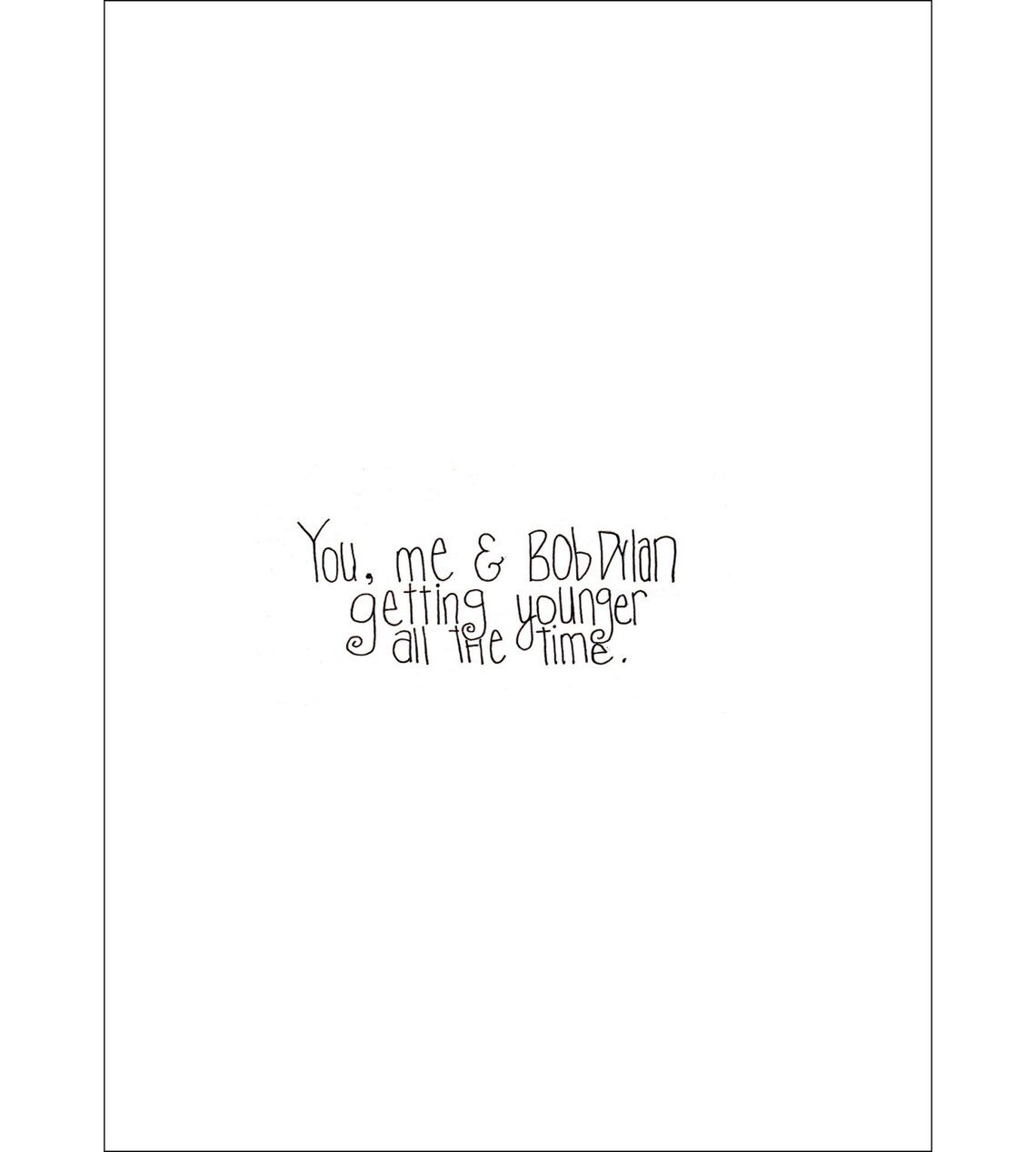 Bob Dylan Birthday Card - Etsy