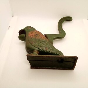 Vintage Cast Iron Parrot Nut Cracker - Etsy
