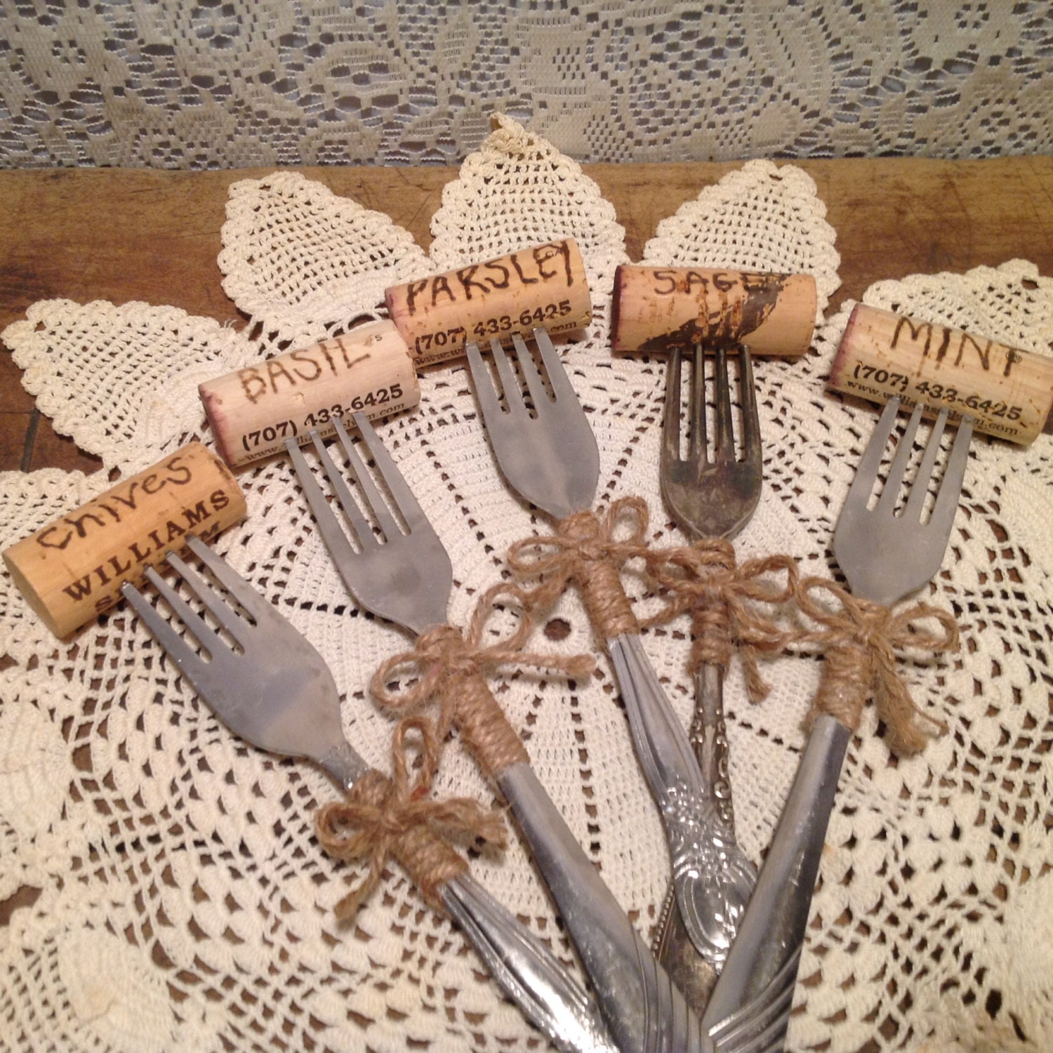Fork Plant Markers | Etsy