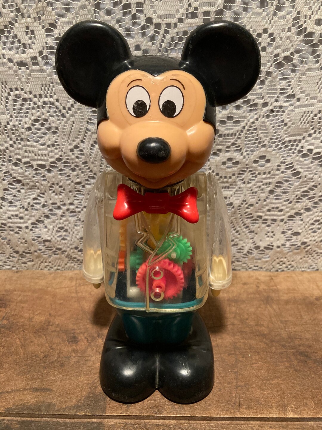 Vintage Wind-up Walking Mickey Mouse Toy/doll - Etsy