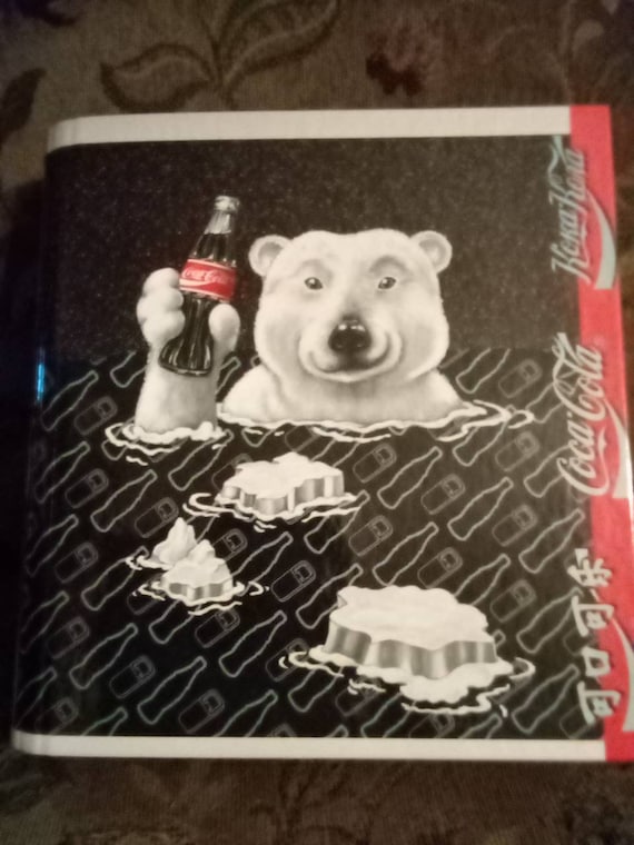 1995 Coca-cola Curve Back 3-ring Binder With Complete Set 1993 - Etsy